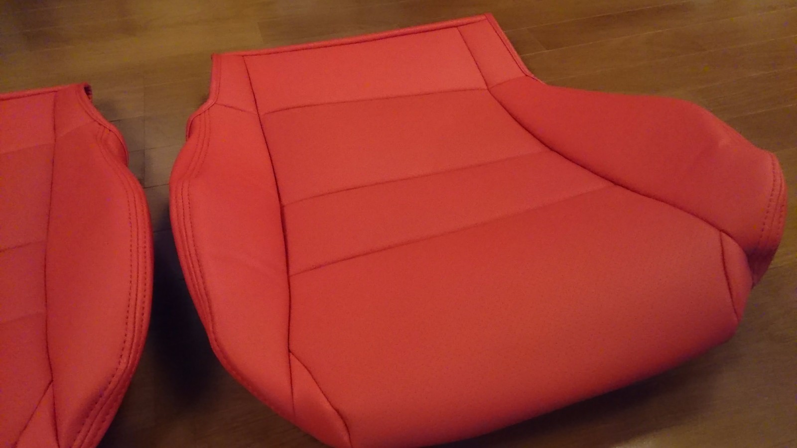 RED LEATHER SPIRIT R SPEC STYLE FRONT & REAR SEAT COVER KIT FOR MAZDA ...