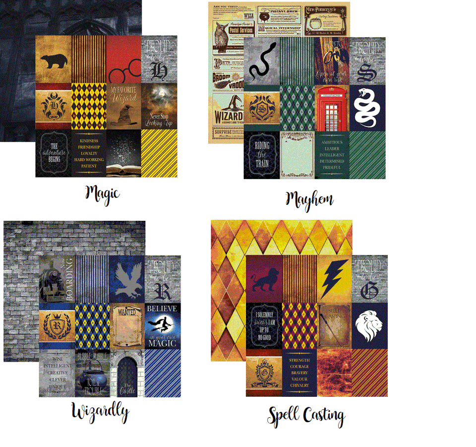 Harry Potter Wizards 101 & 102 Papers Sets - 12 Papers total | eBay