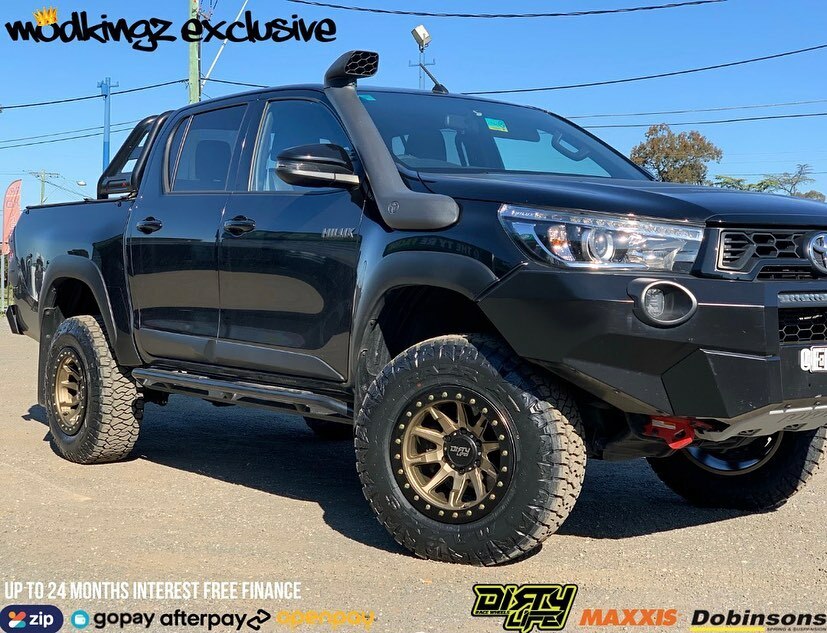 17" Dirty Life DT1 Wheels Gold 17x9 6/139.7 0P Suit Flared Hilux ...