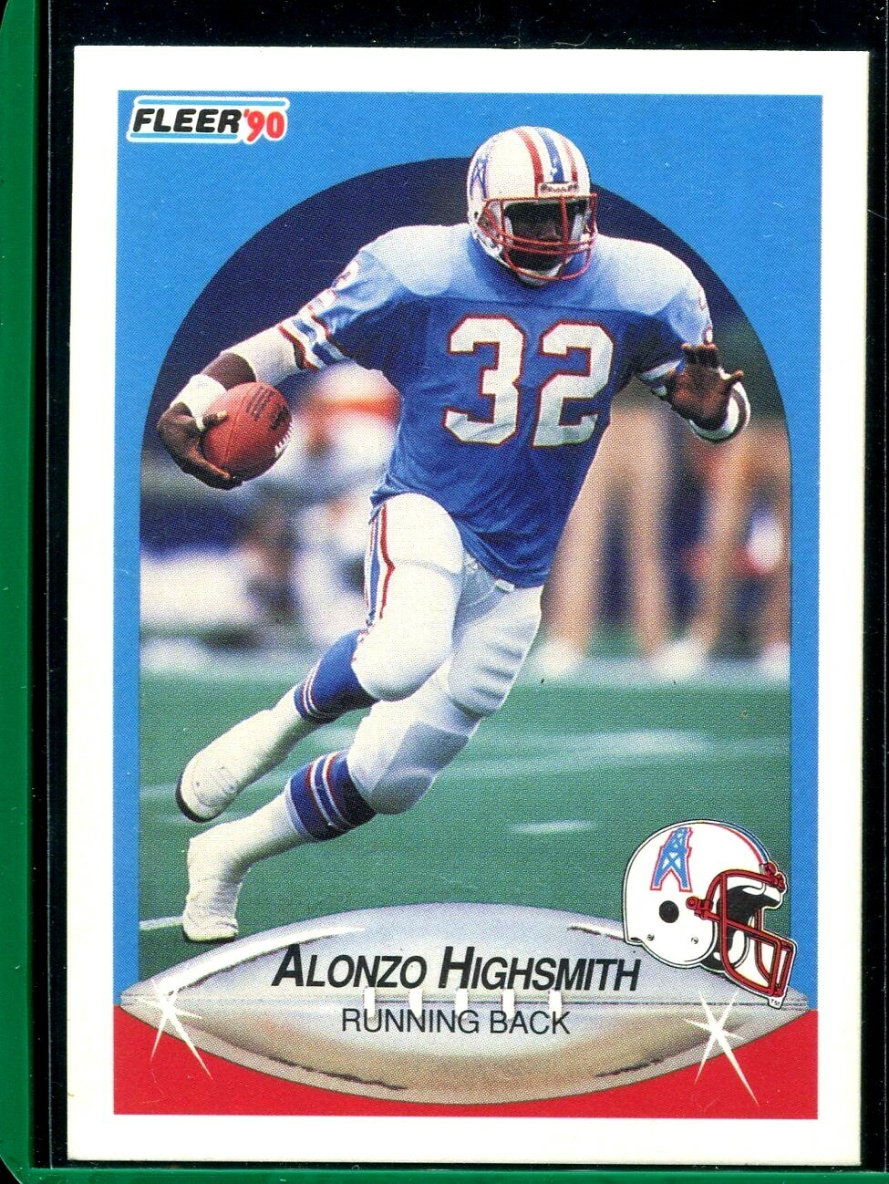 1990 Fleer Football Alonzo Highsmith #129 Houston Oilers | eBay