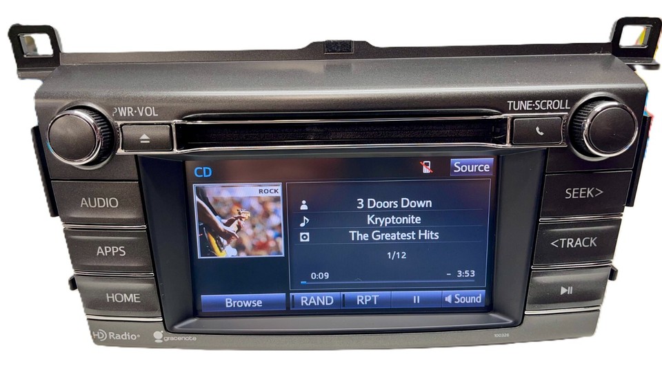 86140-0R100 100326 2014-2015 Toyota RAV4 head-unit radio refurbished w ...