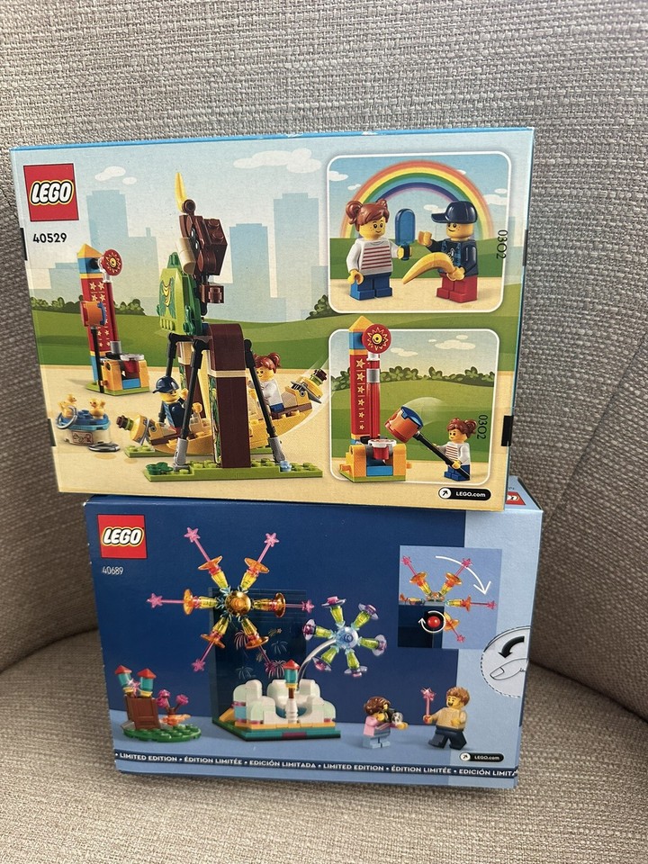 New Lego 40689 Fireworks Celebration 40529 Children’s Amusement Park ...