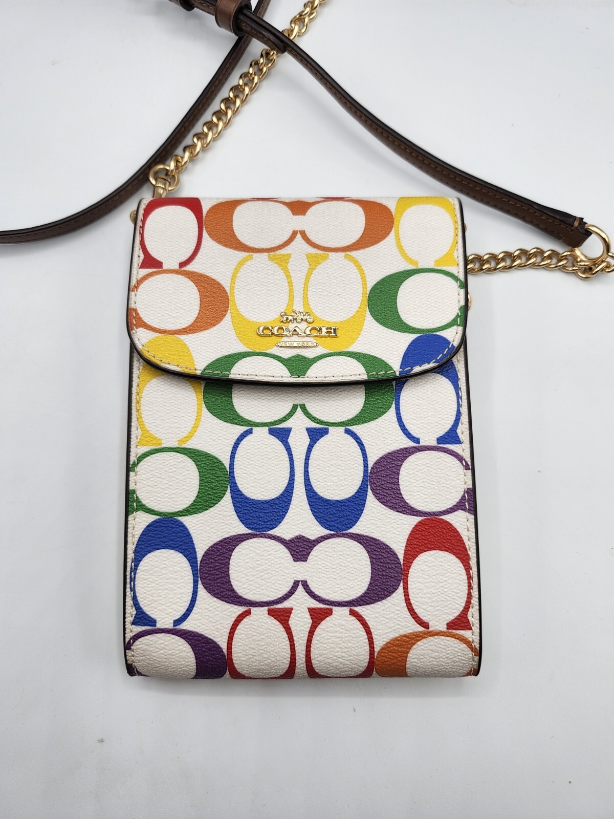 Coach 2398 Pride Rachel Phone Crossbody In Rainbow Si… - Gem