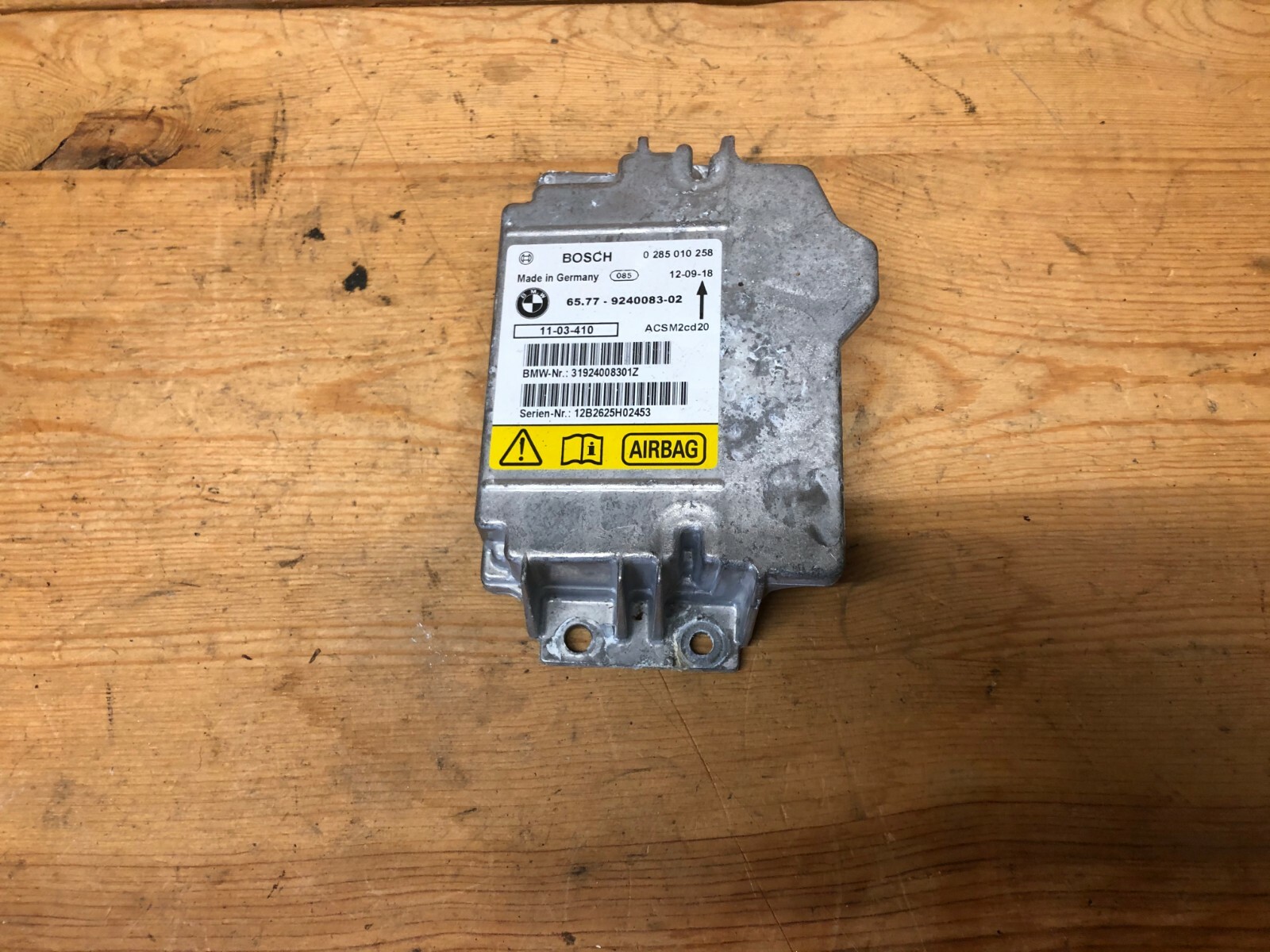 BMW 128I 135I E88 E82 OEM 08-13 ECU MAIN SIS CONTROL UNIT MODULE | eBay