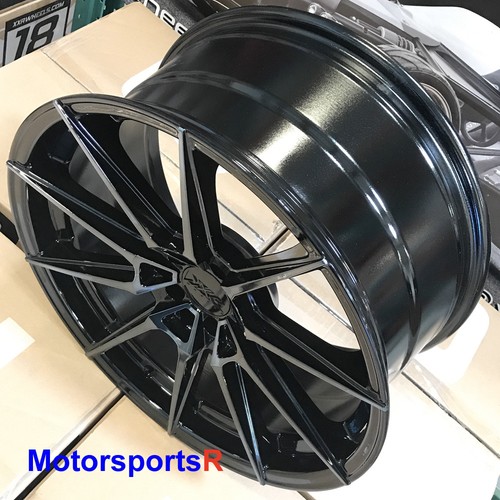 XXR 567 Wheels Phantom Black 18 +38 Staggered Rims 5x100 Scion FRS 18 ...