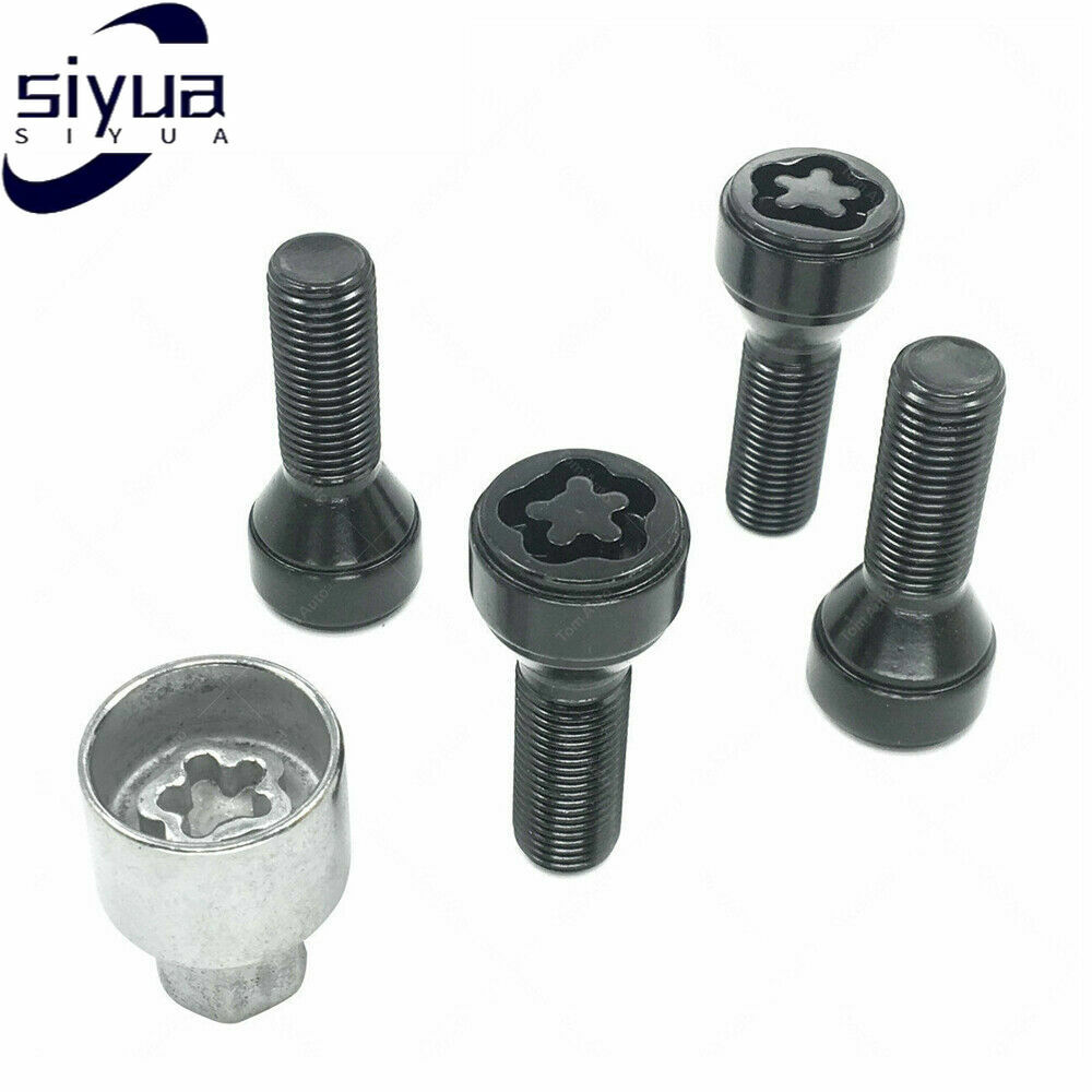 36136797538 M14 x 1.5 Aluminum Wheel Bolts Lock Screw For BMW 7' E66 X3 ...