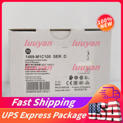 1489-M1C100 Mini Circuit Breaker Brand New Allen Bradley Free Shipping ...