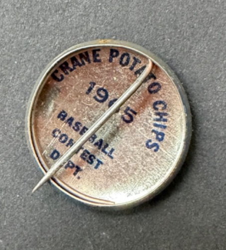 1965 CRANE POTATO CHIPS baseball button pin CHICAGO CUBS | eBay