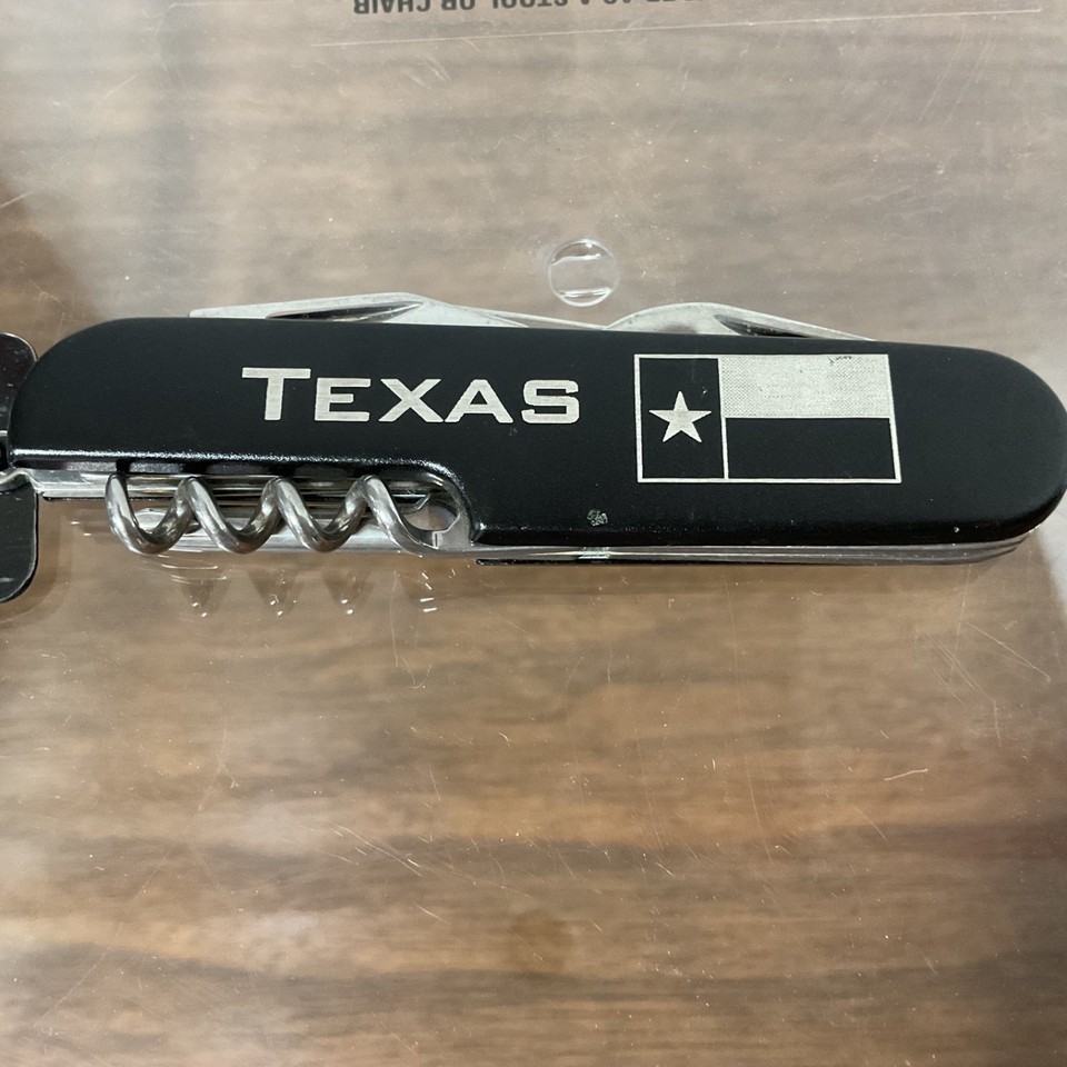 Texas Multitool Black Swiss Army Knife Personalized Name Bradley | eBay