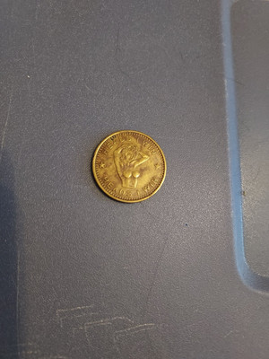 Vintage Heads I Win Tails You Lose Token Coin Rare Short Curly Hair ...