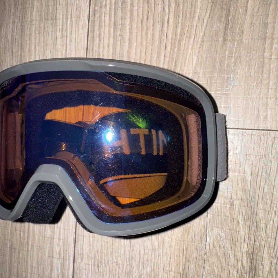 Smith Squad Ski Snowboard Gray Goggles Blue Lens | eBay UK