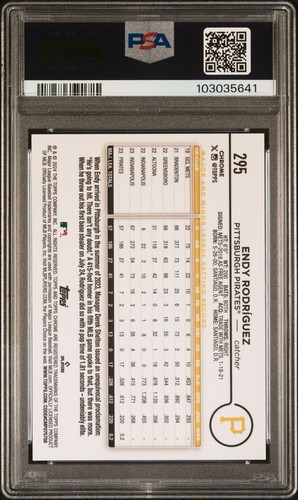 2024 Topps Chrome ENDY RODRIGUEZ FROZEN FRACTOR -2/0 PSA 10 | eBay