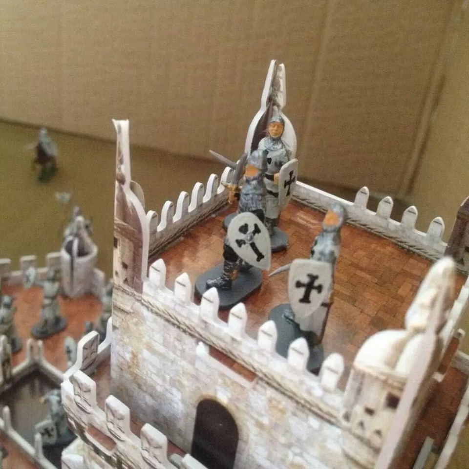 1/72 Caesar's Crusaders Templars Medieval Roman Legions Painted Soldier ...