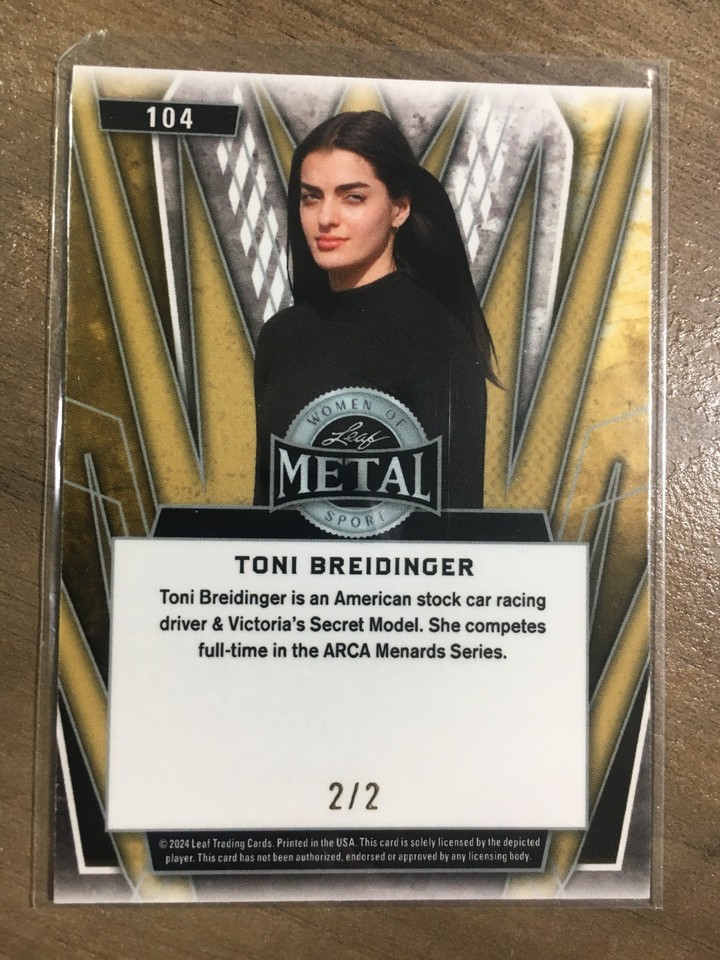 TONI BREIDINGER 2024 LEAF METAL MAGENTA 2/2 | eBay