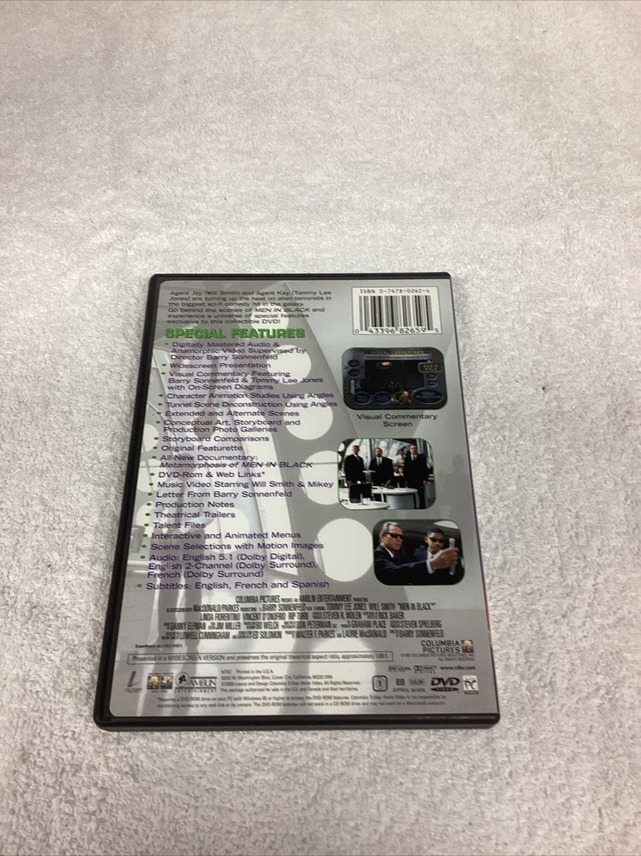 Men In Black DVD Collector's Series 43396826595| eBay