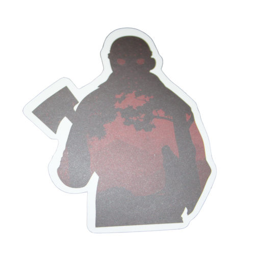 Axe Murder Red Black Tree Halloween Horror Sticker | eBay