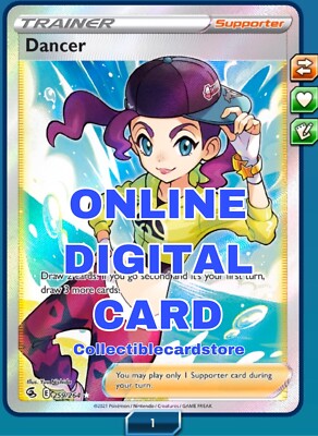 Dancer 259/264 FULL ART Fusion Strike Pokemon TCG Online Digital Card ...