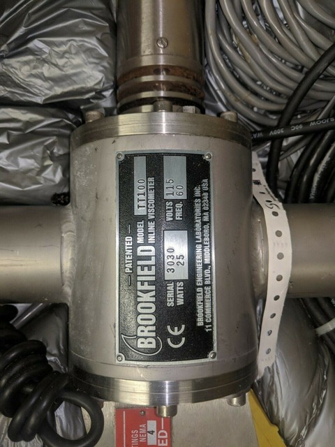 Brookfield TT100 Inline Viscometer for sale online | eBay