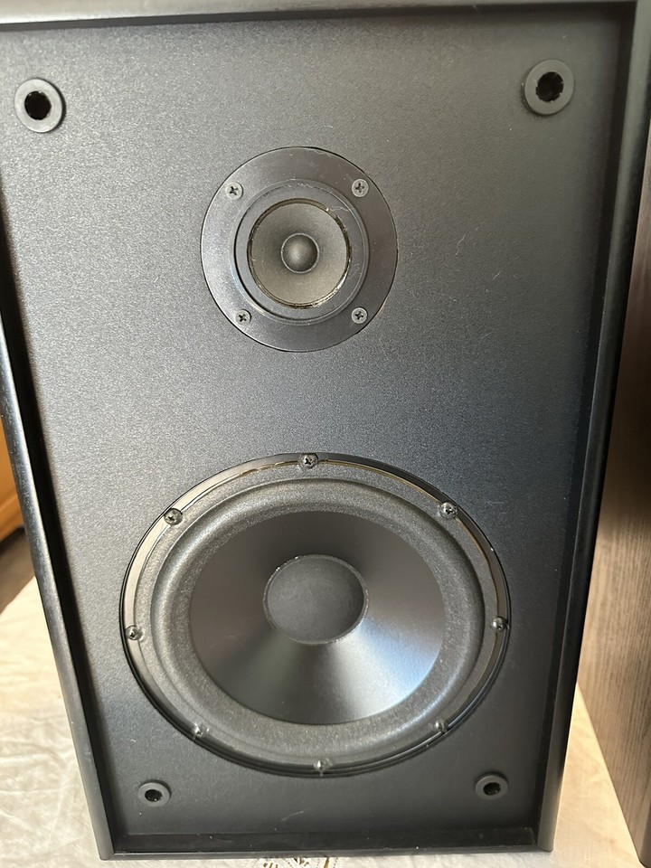Cambridge Soundworks Model Six by Henry Kloss Black Wood Speakers | eBay