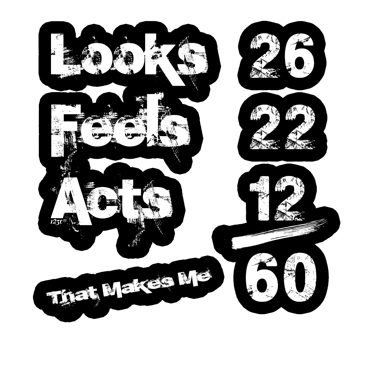 2 x Car Stickers - looks acts feels 60 Decal Truck Bumper Laptop Window ...