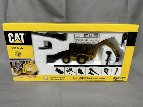 2001 Norscot Cat 420D IT Backhoe Loader 1/50 Scale Die Cast Model ...