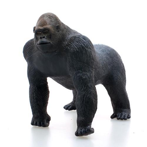 Western Lowland Gorilla Big Size Figure Soft Vinyl Model Real Animal ...