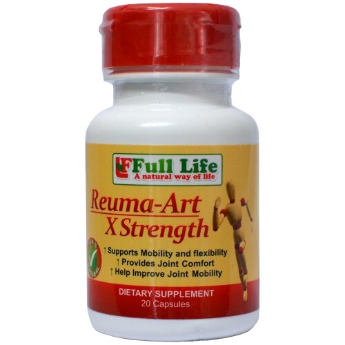 Full Life Reuma-Art X-Strength 20 Caps Natural Herbal Pain Relief for ...