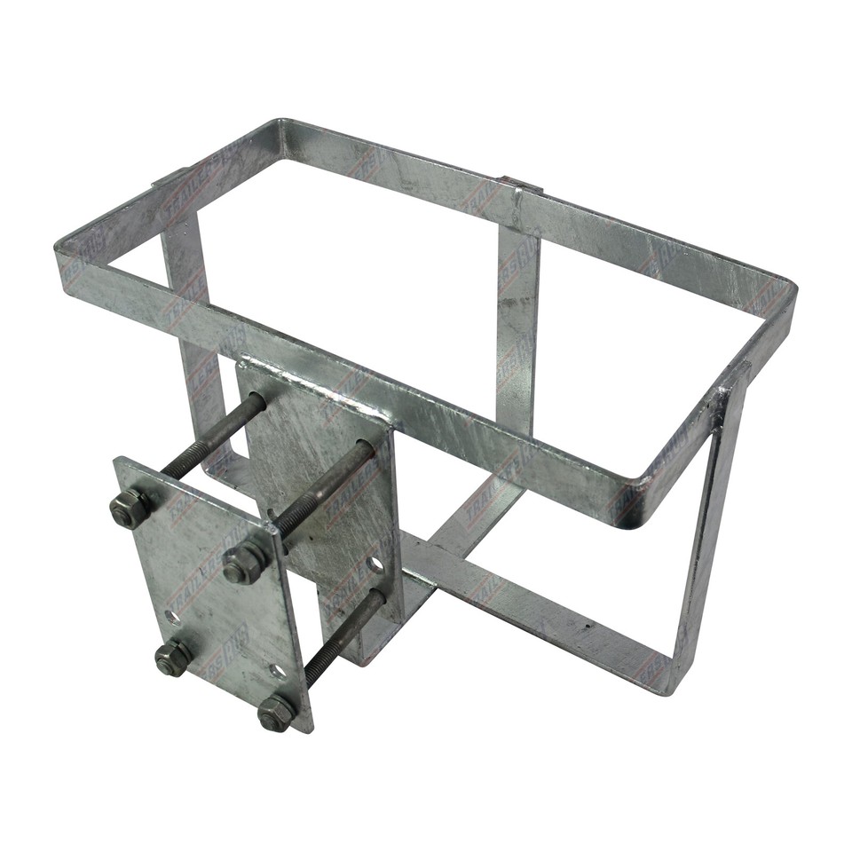 GALVANISED Jerry Can Holder Bolt-On Offroad Camping Trailer Caravan ...