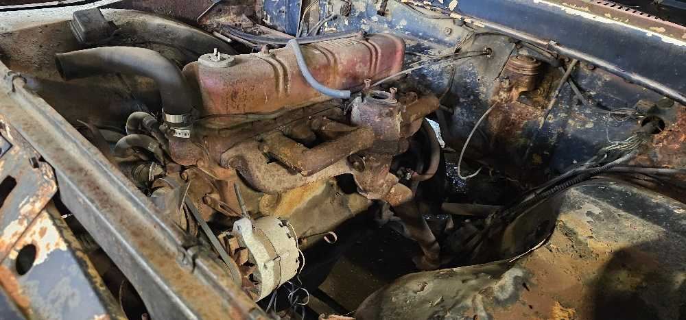 1963 FORD F100 PICKUP CORE LONG BLOCK ENGINE 6-223 **SPINS OVER ...