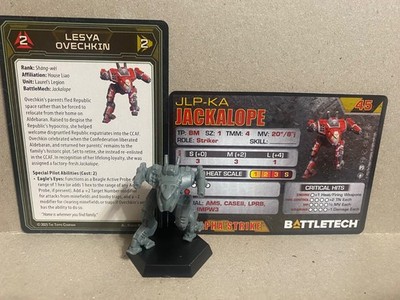 Battletech jackalope and alpha strike cards from third star league ...