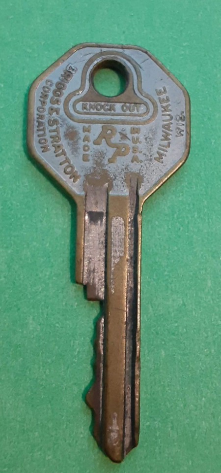 Vintage GM Automotive Cut Keys made in USA Knock Out Your Key to ...