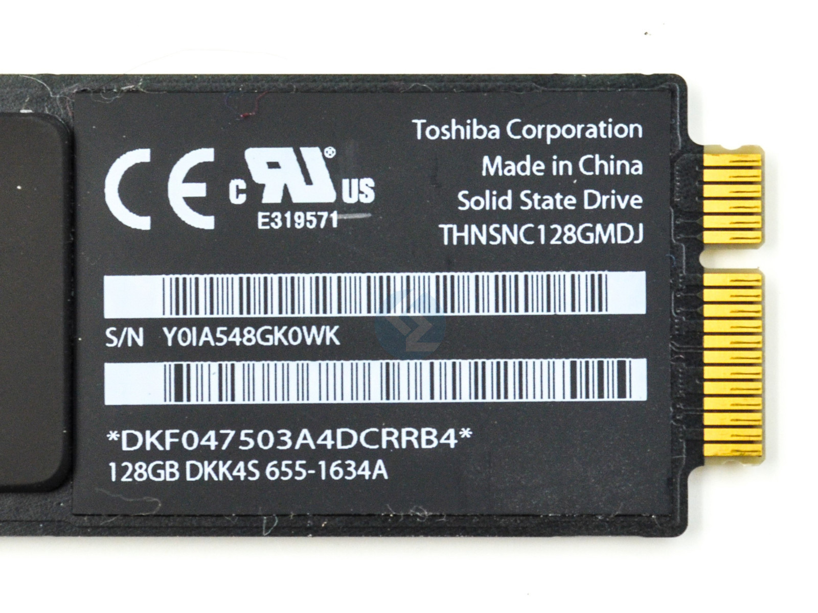 Apple Macbook Air 13" A1369 11" A1370 128GB SSD Solid State Hard Drive ...