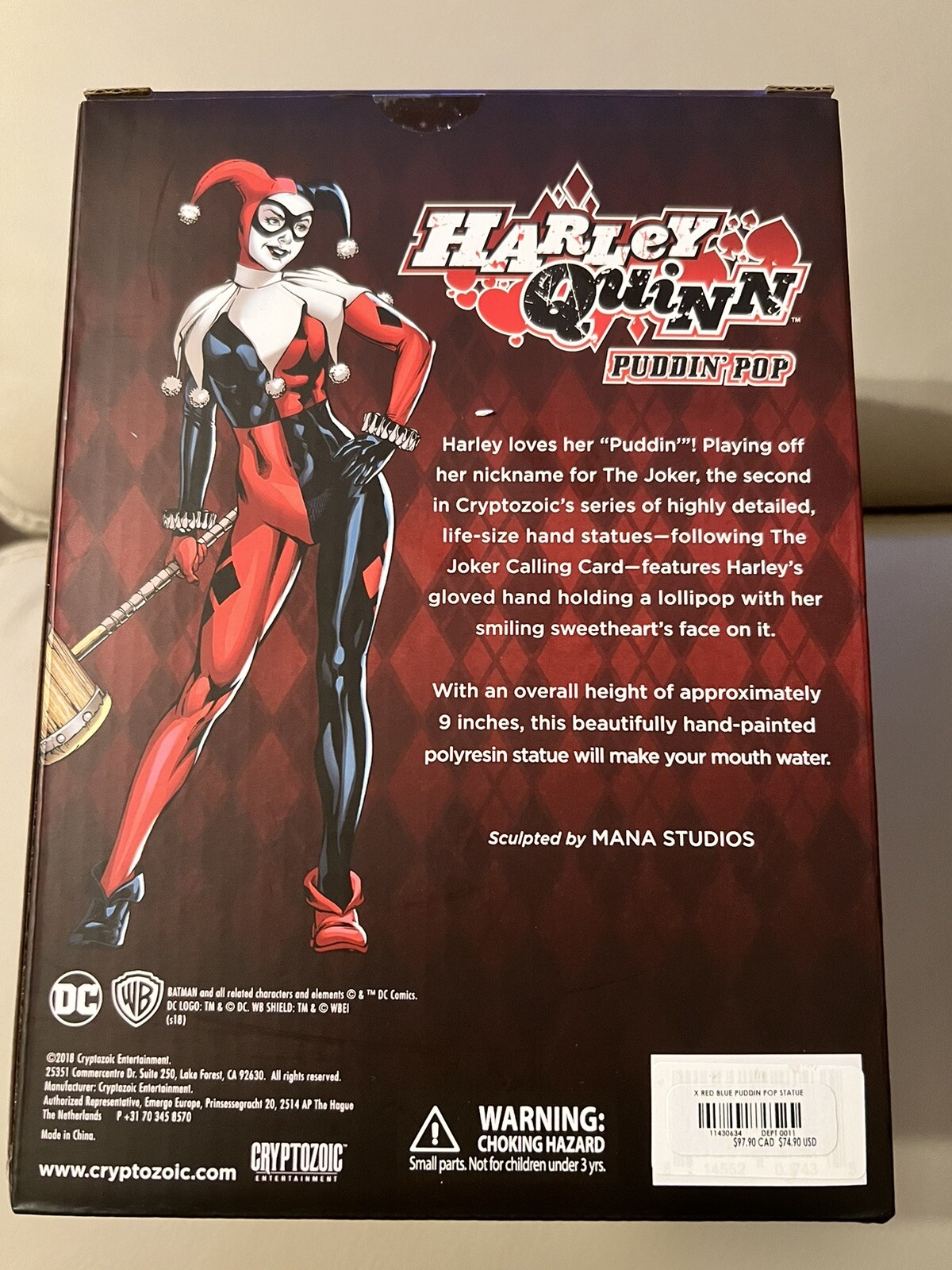 Harley Quinn Puddin Pop Red and Blue Variant Hot Topic Exclusive 1500 pieces | eBay