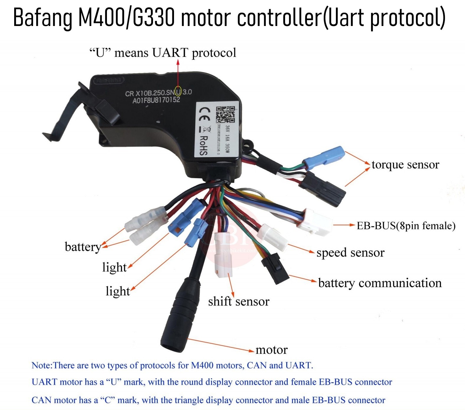 Controller für den Bafang MM G330.250 Motor 36V 250W 14A | eBay.de
