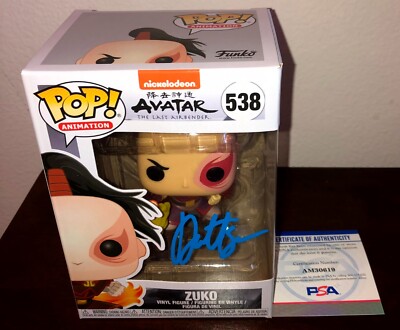 Dante Basco Zuko Avatar #538 Signed Autographed Funko Pop PSA E1 | eBay