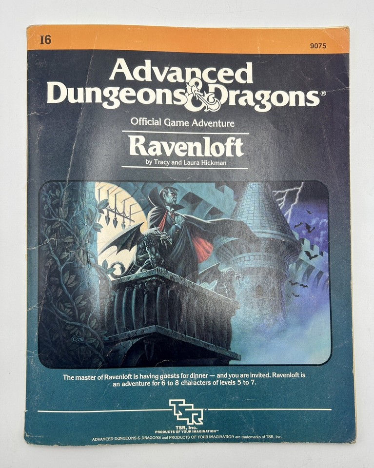 ADVANCED DUNGEONS & DRAGONS TSR I6 RAVENLOFT ADVENTURE MODULE GARY ...