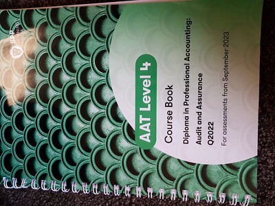 AAT Level 4 AAT Audit And Assurance Course Book NEW | eBay UK