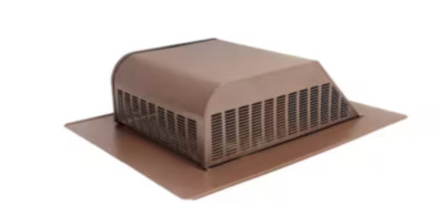 Lomanco Vents 750-S Aluminum Slant Back Roof Vent Box of 6 Brown 50 sq ...