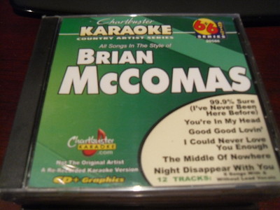 CHARTBUSTER 6+6 KARAOKE DISC 20586 BRIAN MCCOMAS CD+G COUNTRY MULTIPLEX ...