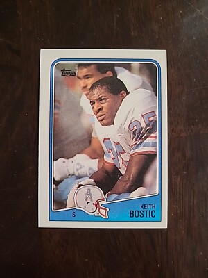 1988 Topps Keith Bostic RC #114 Houston Oilers Rookie | eBay