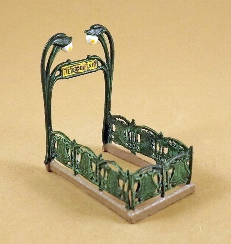 J Carlton Gault French Miniature Paris Metro Entrance Art Nouveau ...
