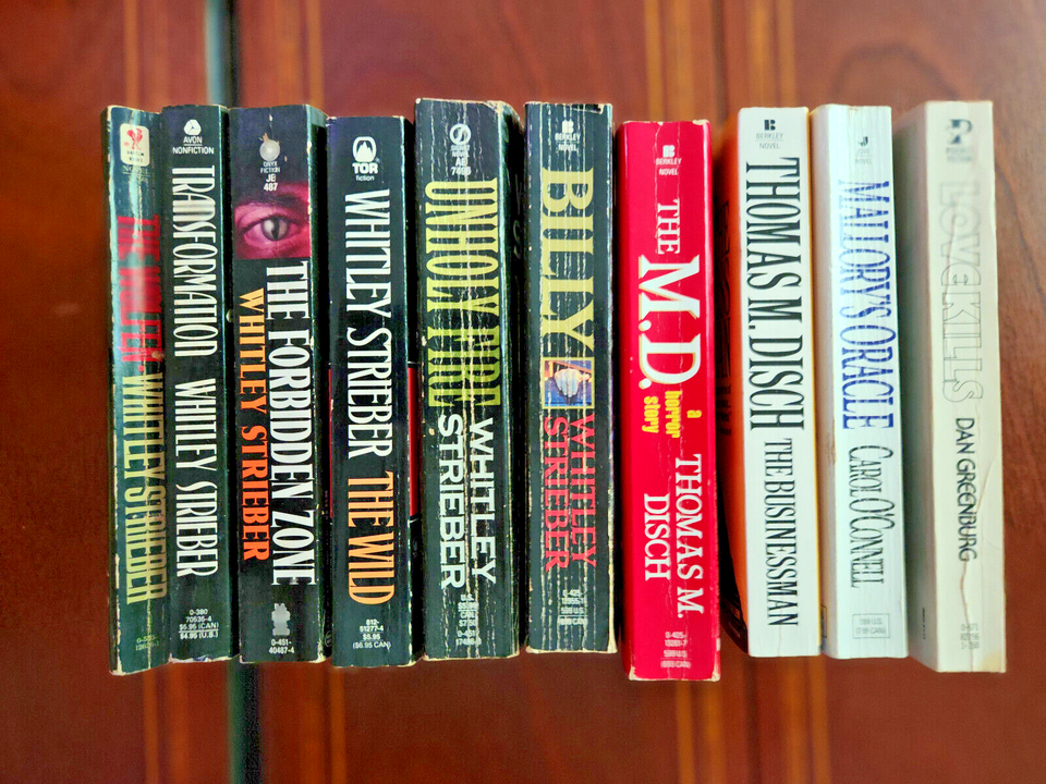 LOT OF 10 PAPERBACKS FROM HELL VINTAGE HORROR 1970's 1980's STRIEBER | eBay