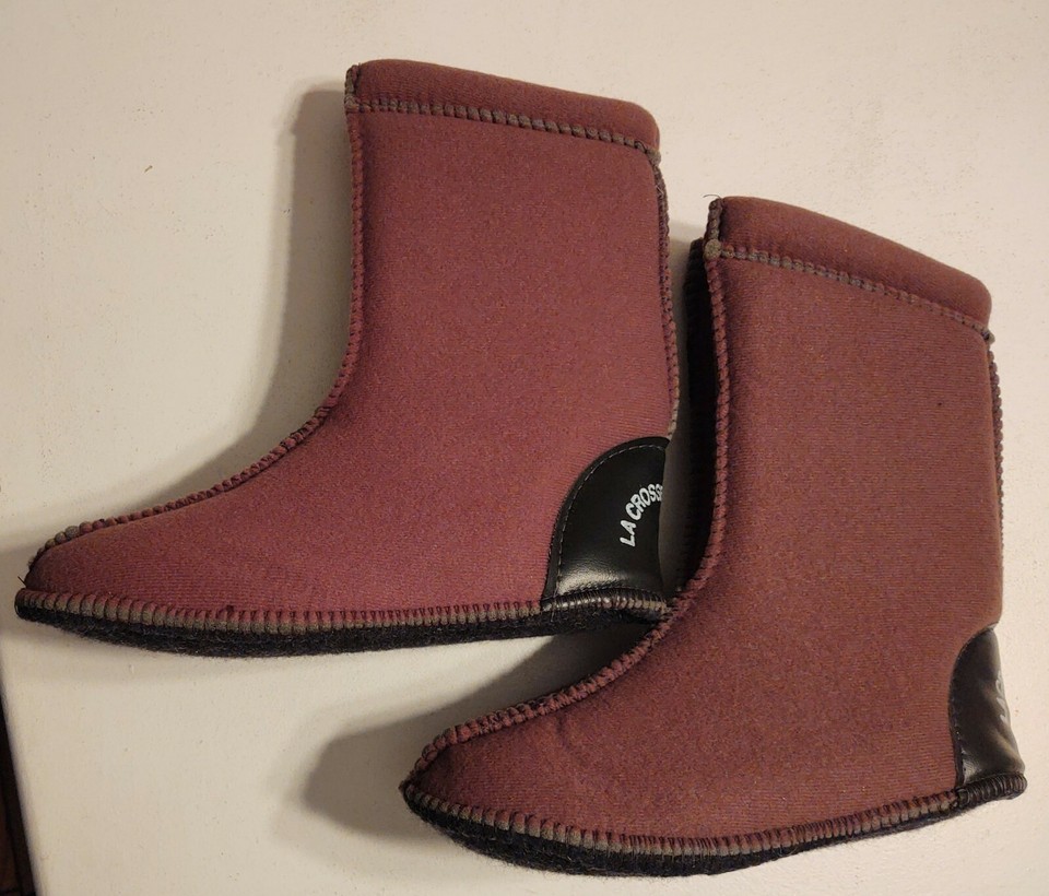 LaCrosse Mens SZ 6 Boot Liners 9mm Wool Felt Bottom 3/4" Polymeric Foam ...