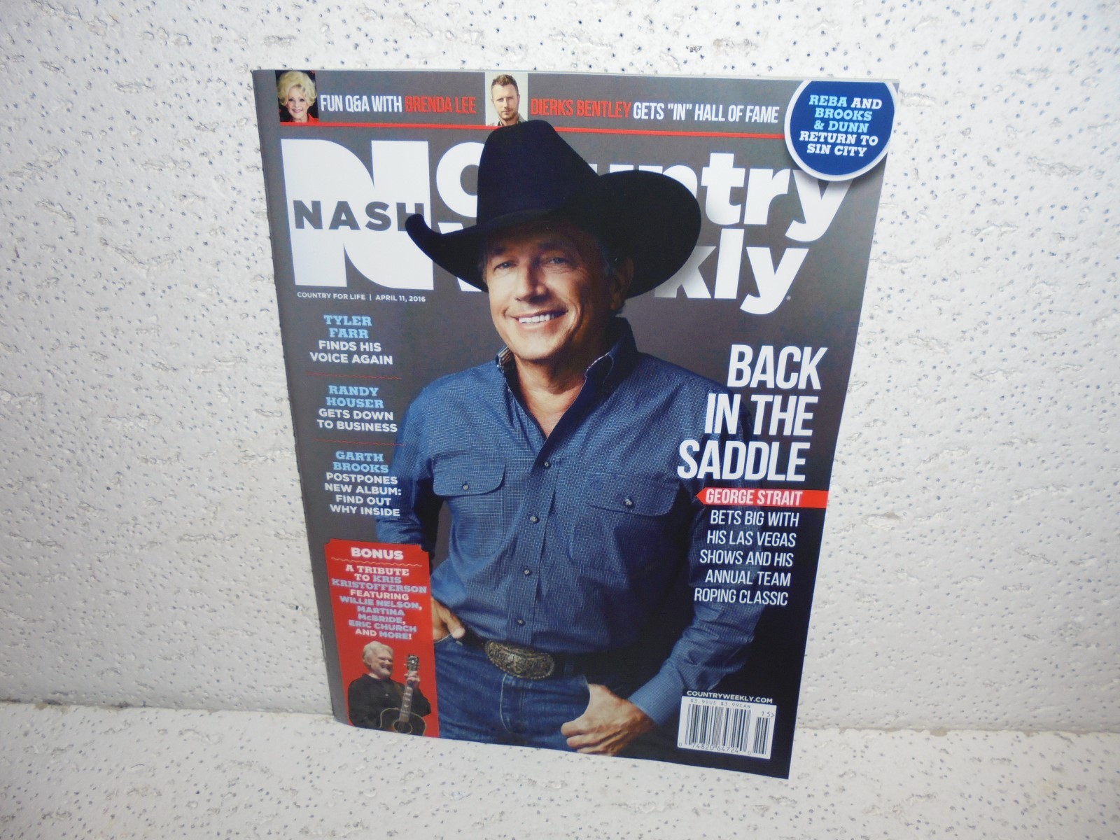 Country Weekly Magazine April 11 2016 George Strait Randy Houser ( Nash ...