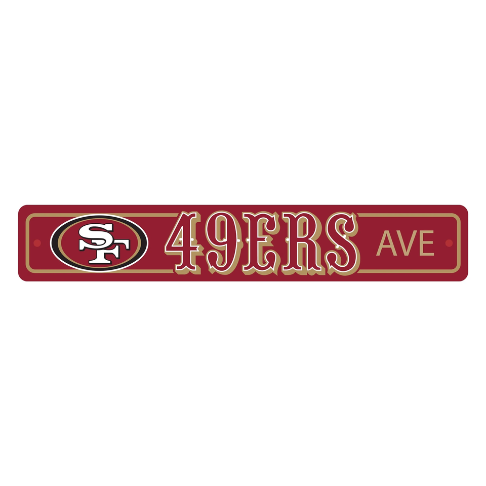 Official NFL Football Street Sign Ave Licensed Durable Man Cave | eBay