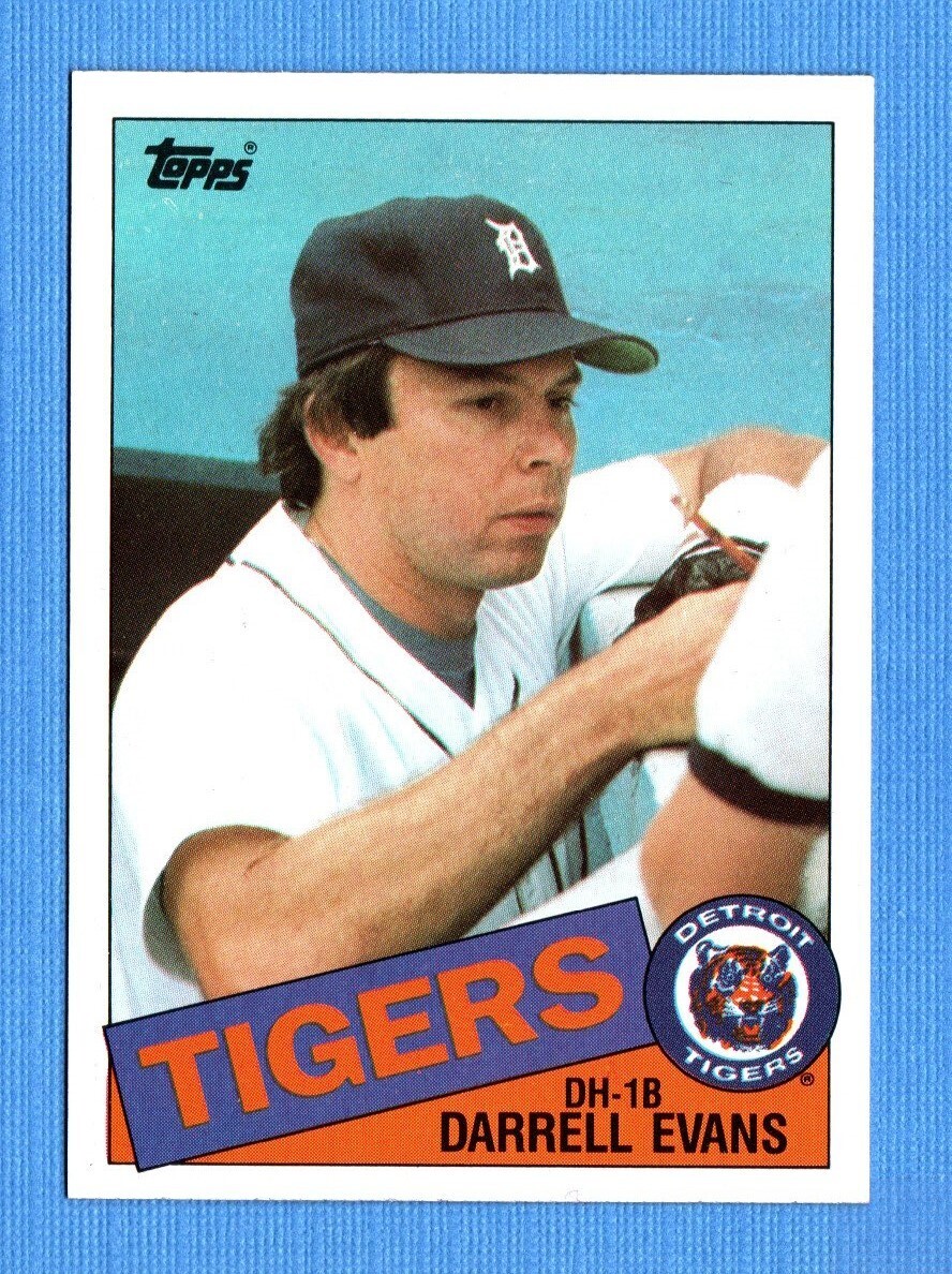 1985 Topps #792 Darrell Evans Detroit Tigers | eBay