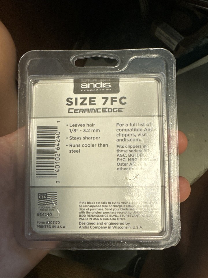 Andis CeramicEdge Detachable Clipper Blade #64240 7FC | eBay