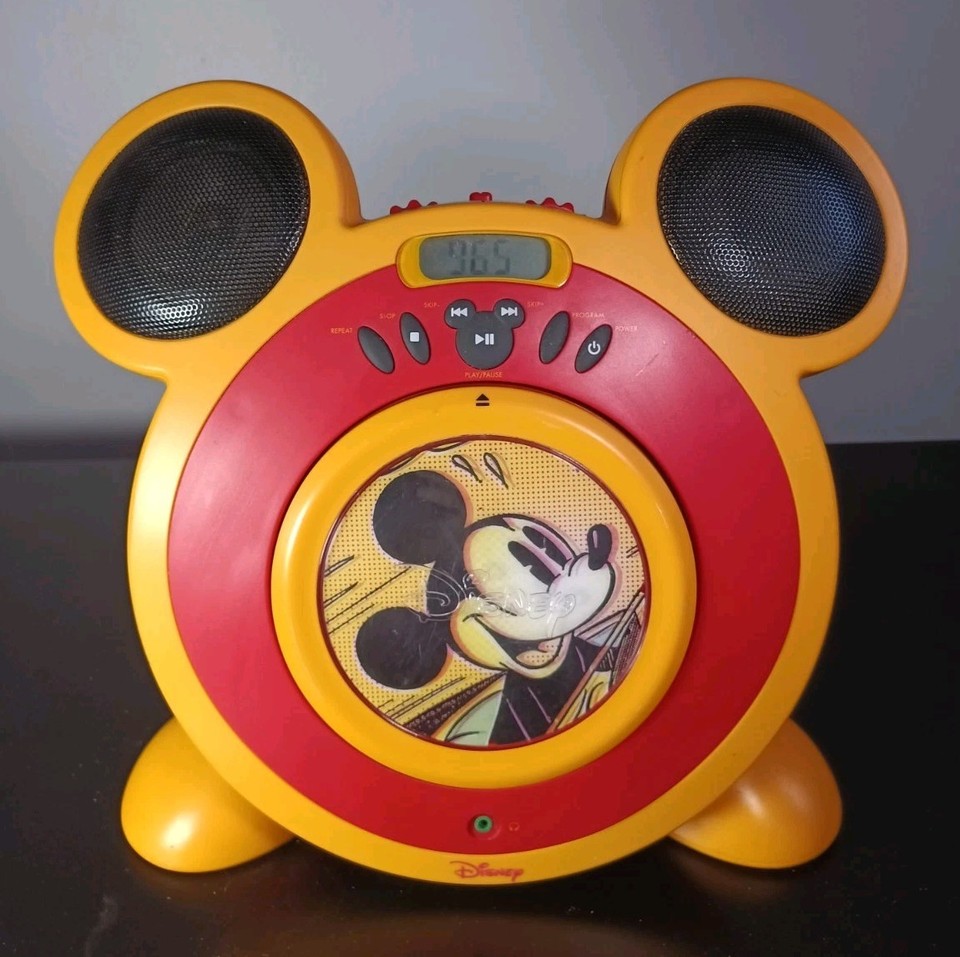 Vintage 2005 Disney Mickey Mouse CD Boombox DB3050-C - Tested | eBay