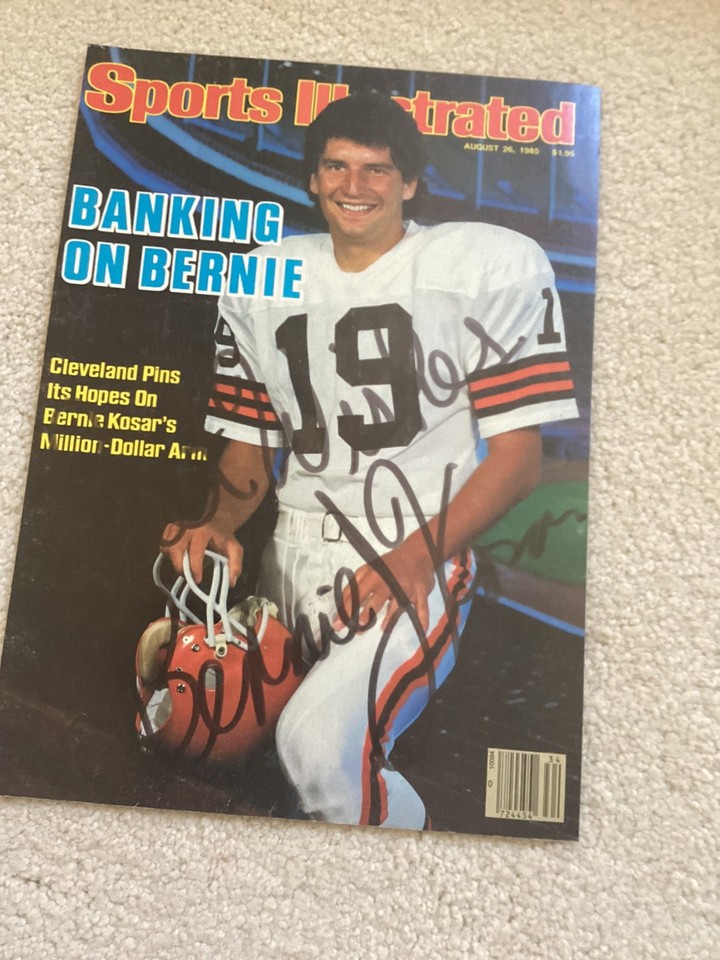 Bernie Kosar Signed Autograph Sports Illustrated Cover Browns Auto | eBay