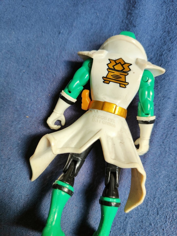 Power Rangers Samurai Green Super Mega Ranger Figure 4 inch Bandai ...